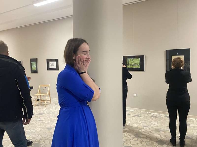 Prva samostojna razstava Zale Krušec v okviru projekta Talenti